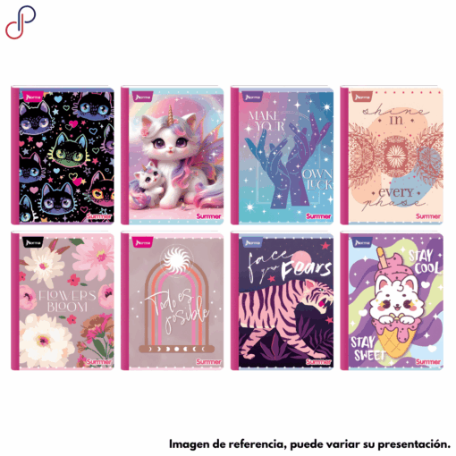 Cuaderno Summer Cosido Femenino